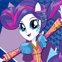 Equestria Girls Rainbow Rocks Rarity Rockin' Hairstyle - Play Online ...