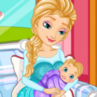 Frozen Elsa Gives Birth - Play Online for Free on GekoGames