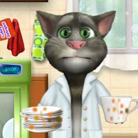 Talking Tom Washing Dishes - Play Online for Free on GekoGames